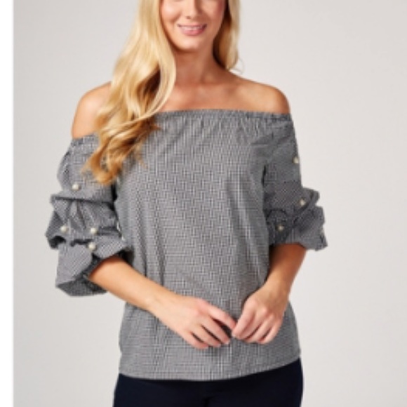 Coco Bianco | Tops | Coco Bianco Off The Shoulder Blouse | Poshmark